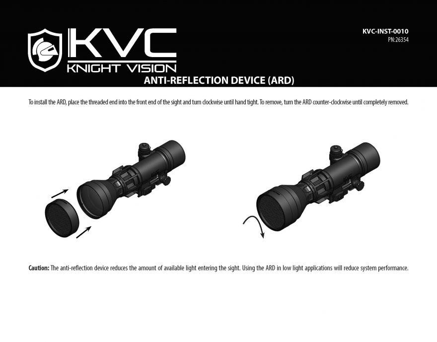 KVC Manual & Inst Sheets - Knight's Armament